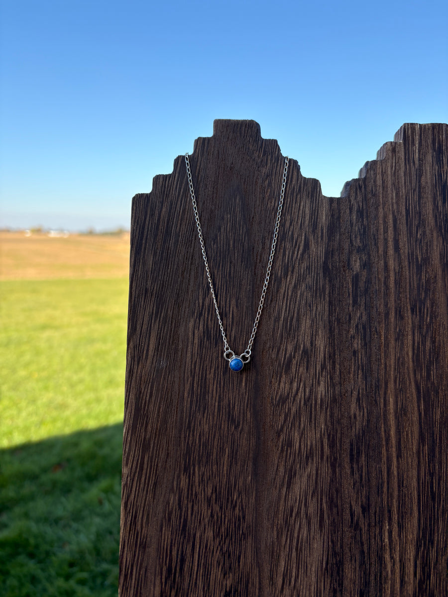 The "Latexo" Blue Lapis Petite Necklace – The Turquoise Vet